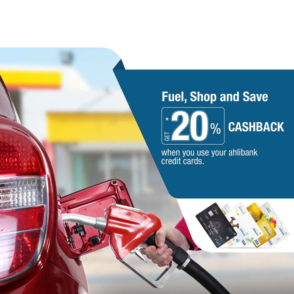 Ahlibank Offers Cashback To Its Credit Cardholders At Shell Oman ...